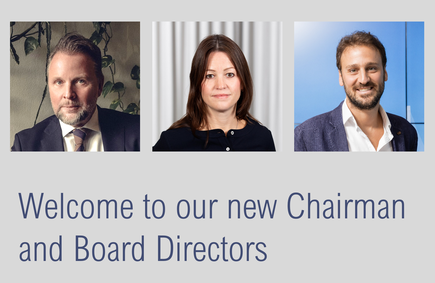 Welcome to our new Chairman and Board Directors - Swiss Chamber of Commerce